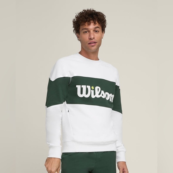 Wilson | Tops | Wilson Millennium Crewneck Sweatshirt Xl Sandrift Ivory ...